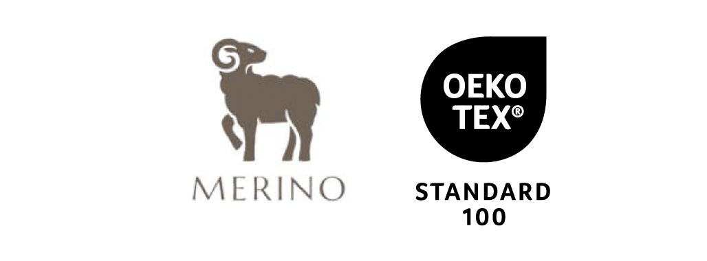 Czapka i komin dziecięcy z dodatkiem wełny merino Helena z logo firmy w ...